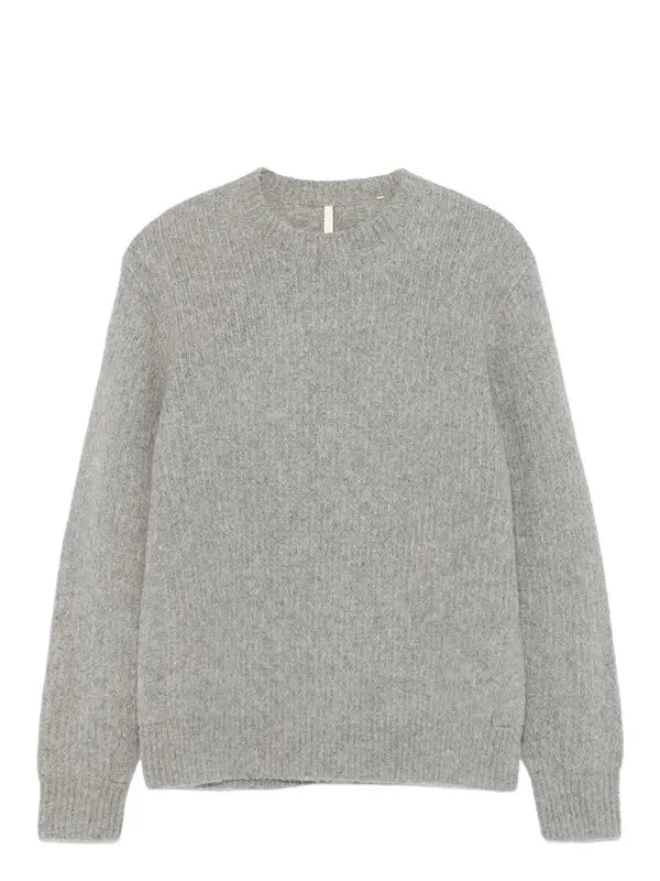 SUNFLOWER Zen Knitted Sweatshirt - Grey