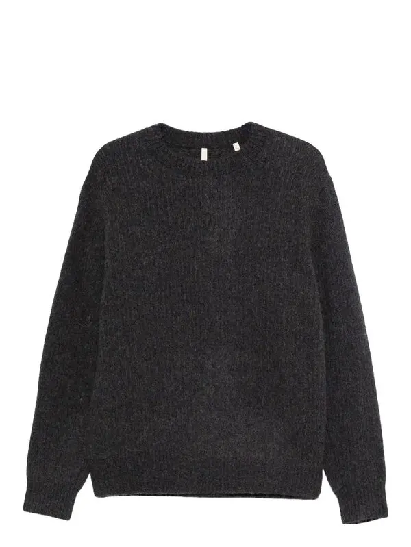 SUNFLOWER Ribbed Crewneck Sweatshirt - Blue