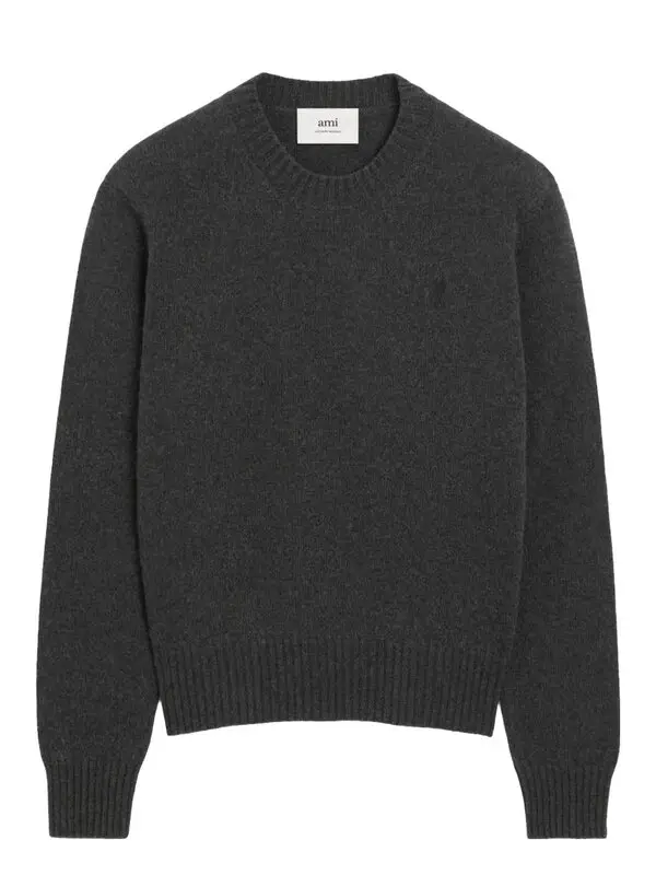 Ami De Coeur Crewneck Sweater - Grey