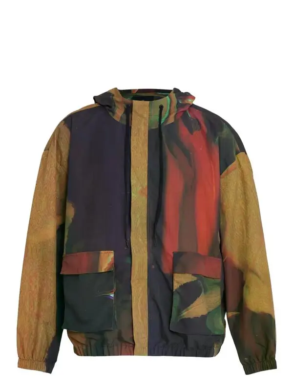OSKLEN Abstract-print Jacket - Neutrals