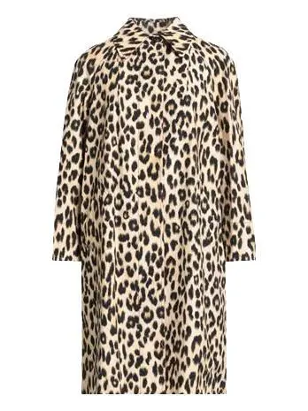 Max & Co. Leopard-print Overcoat - Beige
