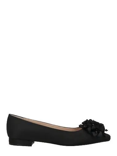 Malìparmi Ballerina Flats With Appliqués - Black