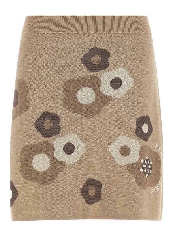 Kenzo Hana Dots Miniskirt - Beige