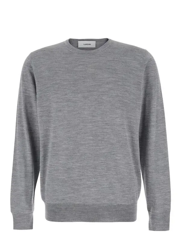 LARDINI Wool Blend Sweater - Grey