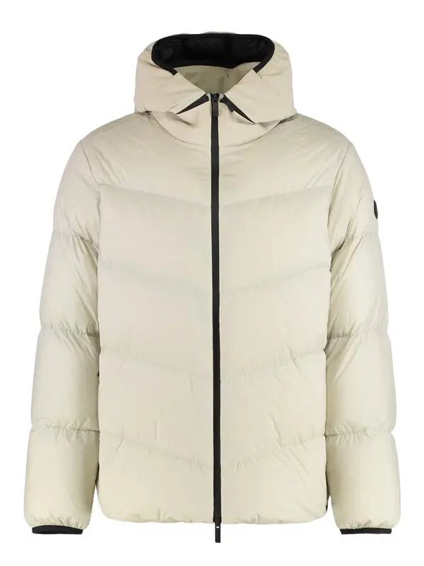 Moncler Forez Hooded Down Jacket - Grey