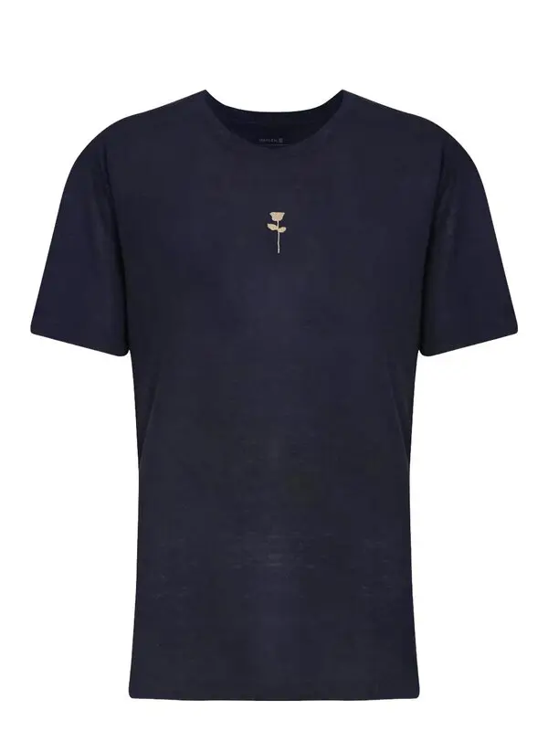OSKLEN Rose-print T-shirt - Black