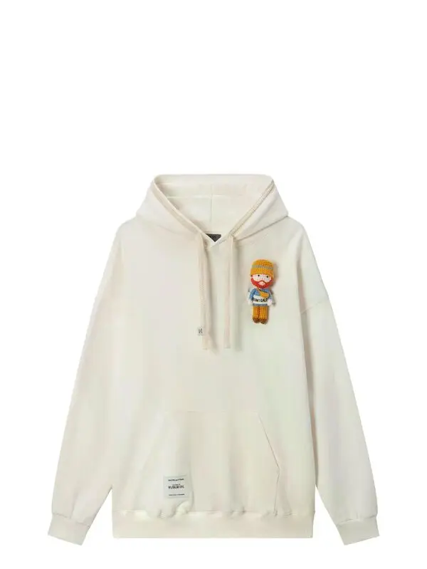 MUSIUM DIV. Crocheted-figure Hoodie - Neutrals