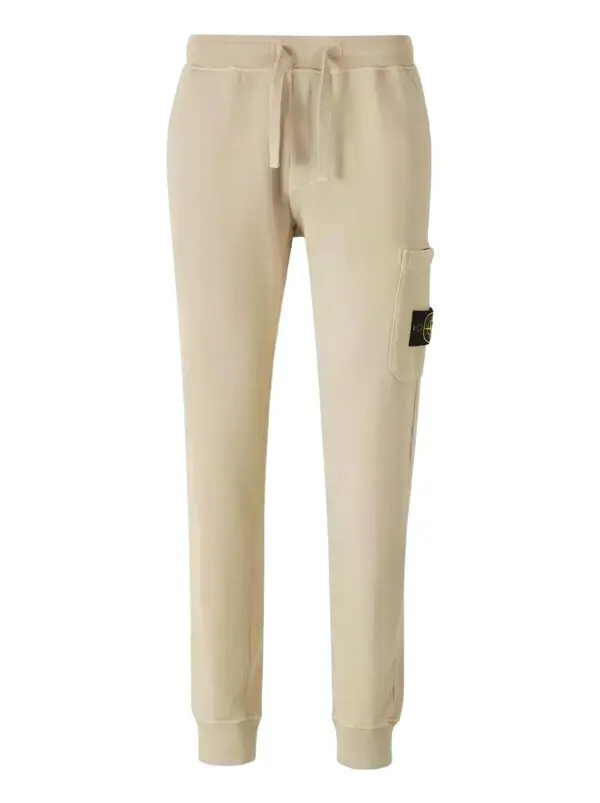 Stone Island Patch-pocket Drawstring Trousers - Neutrals