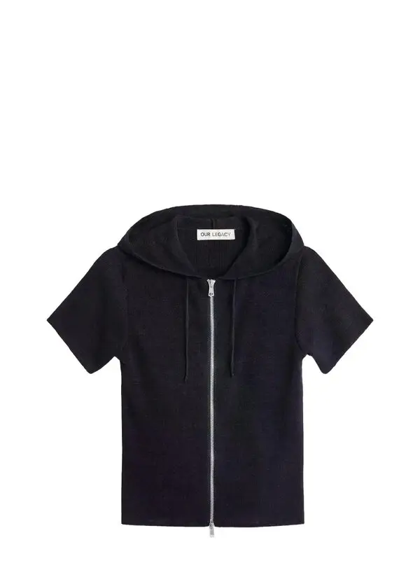 Our Legacy Hooded Zip-up Top - Blue