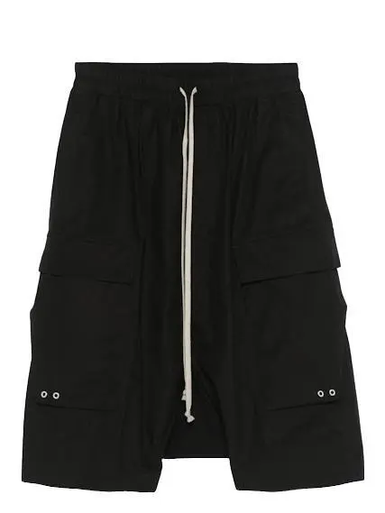 Rick Owens Cargo Pods Shorts - Black