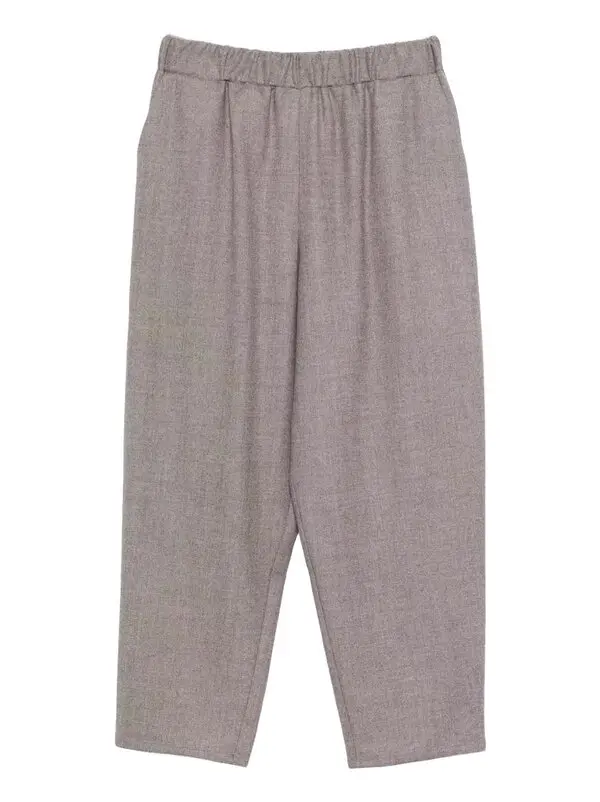 Dusan Elasticated-waist Trousers - Neutrals