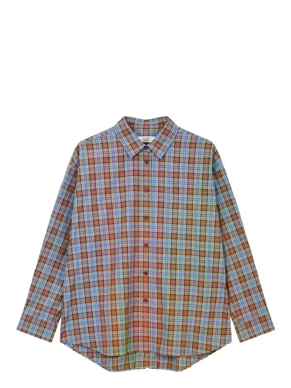 STUDIO TOMBOY Check-pattern Shirt - Blue