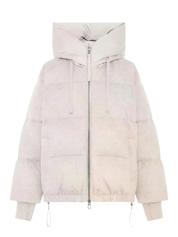 DUNO Hooded Puffer Jacket - White