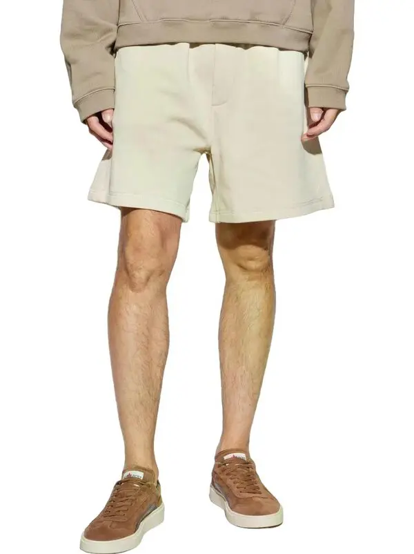 Dsquared2 Logo-embroidered Track Shorts - Neutrals