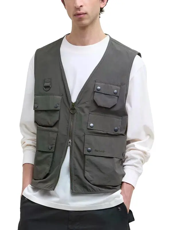 Barbour Multi-pocket Utility Gilet - Green