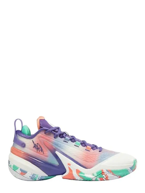 361 DEGREES Ag5 Five Elements Sneakers - White/purple/crimson