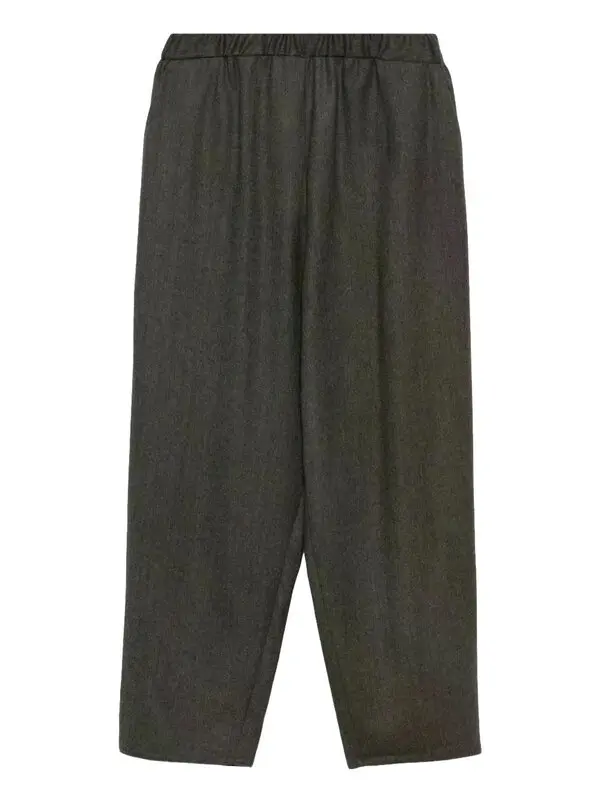 Dusan Elastic-waist Trousers - Grey