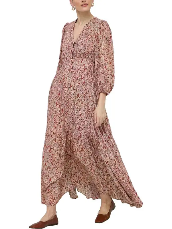IVY OAK Drea Maxi Dress - Red