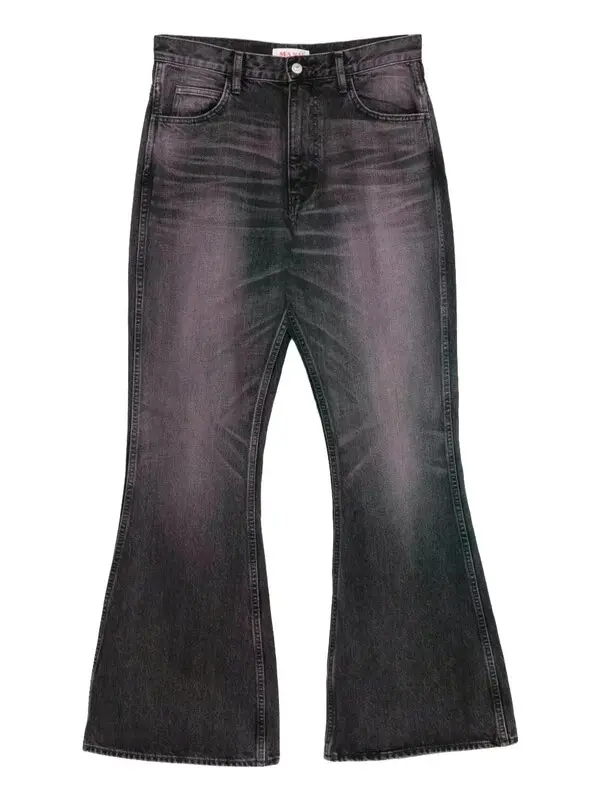 MASU Bell-bottom Jeans - Black