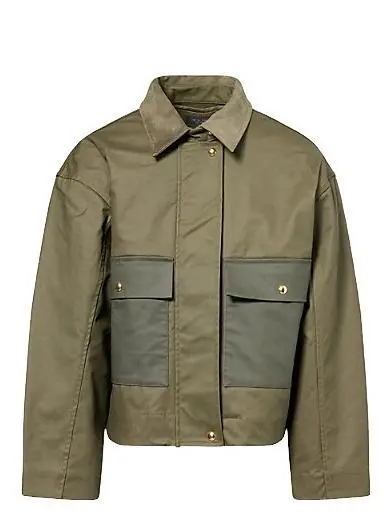 Rag & Bone Cotton-gaberdine Patch-pocket Jacket - Olve