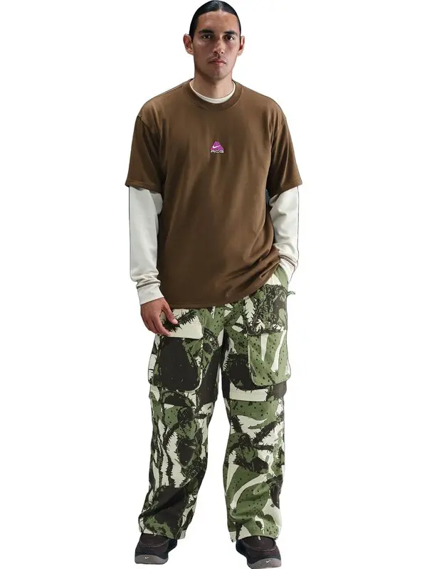 Nike Acg "smith Summit" Cargo Zip Pants - Brown