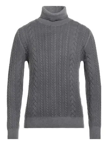 MASQ Cable-knit Turtleneck Sweater - Grey