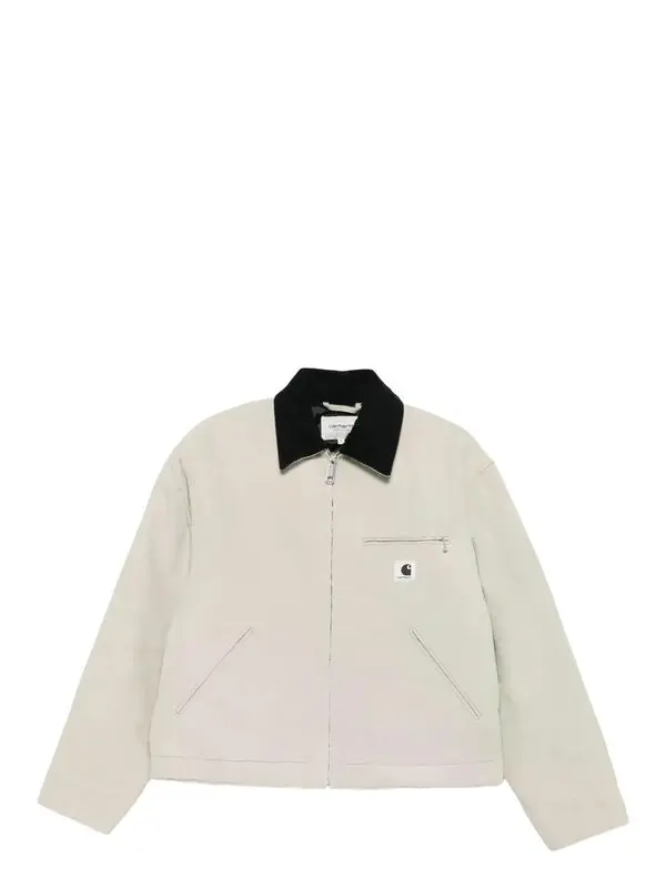 Carhartt Work In Progress Corduroy-collar Zip-front Jacket - Neutrals