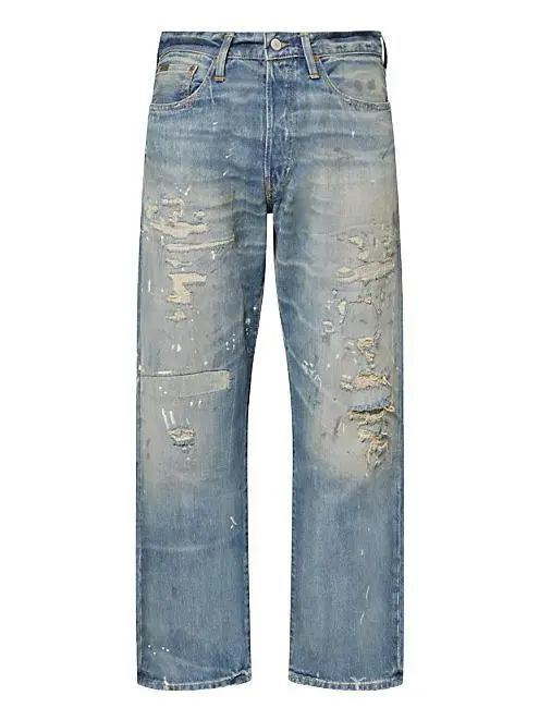 Ralph Lauren Vintage Straight-leg Denim Jeans - Down Deck