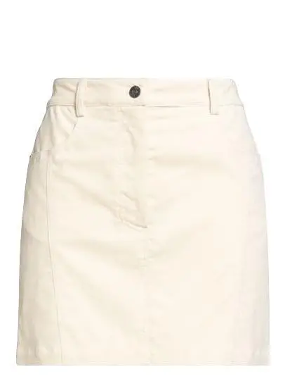 8PM Mini Cotton-blend Skirt - White