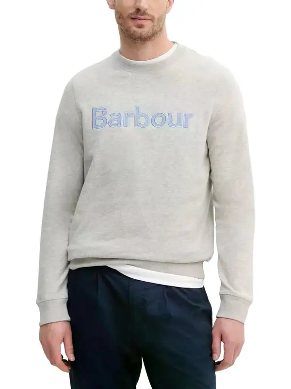 Barbour Logo-embroidered Sweatshirt - Grey