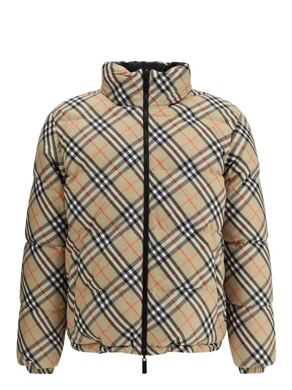 Burberry Reversible Check Down Jacket - Multicolour