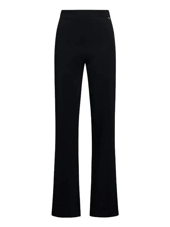 SILVIAN HEACH Wide Leg Trousers - Black