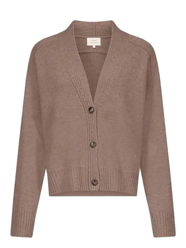 Loulou De Saison Kaia Lds Anthracite Cardigan - Grey