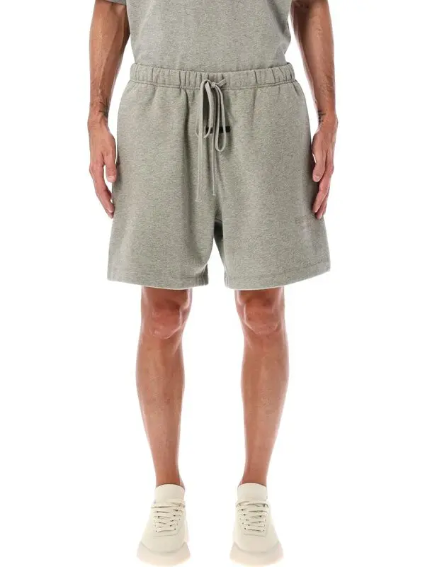 Fear Of God Soccer Fleece Sweatshorts - Concrete Heather
