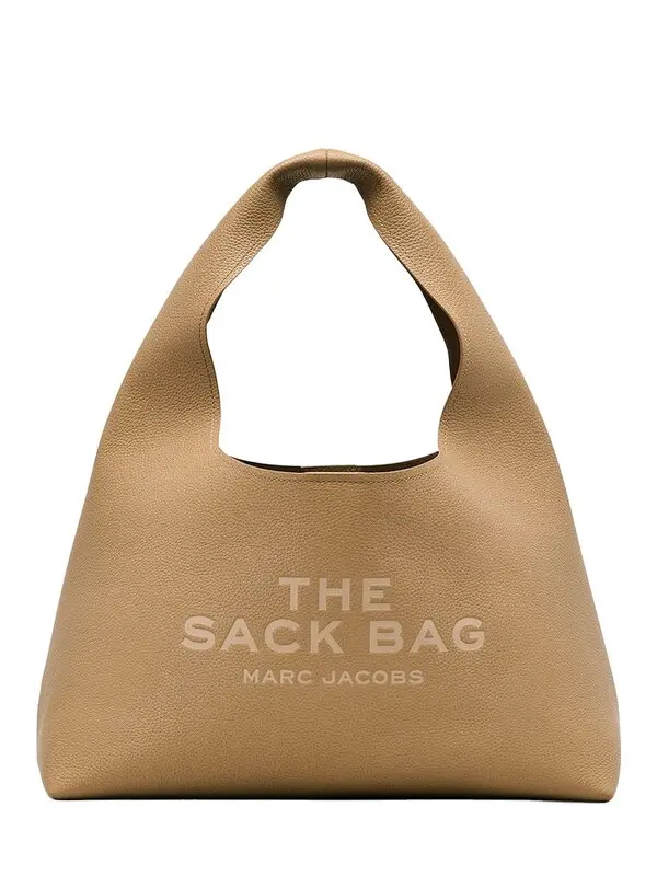 Marc Jacobs Sack Leather Shoulder Bag - Camel