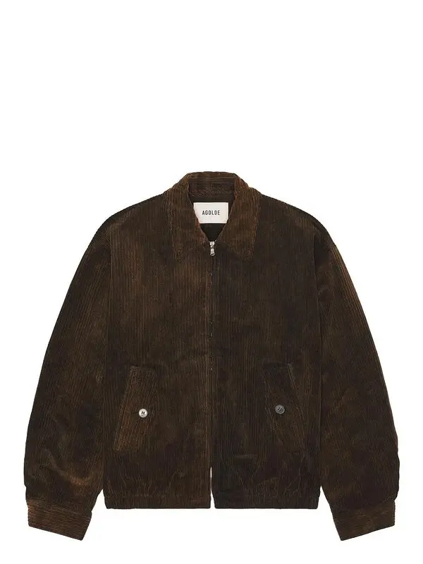 AGOLDE Cord Torres Jacket - Espresso