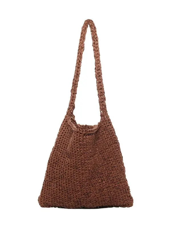 THE ROW Large Didion Shoulder - Brown Ans