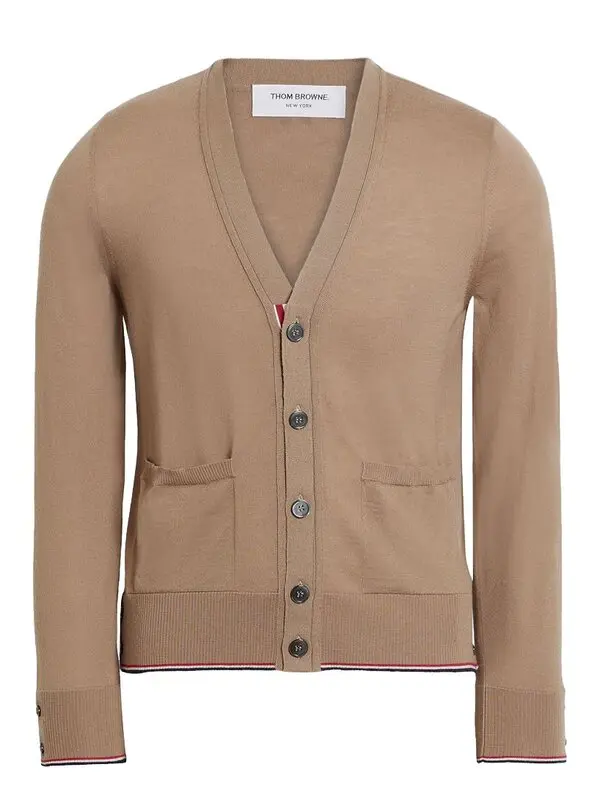 Thom Browne Cashmere Cardigan - Sand