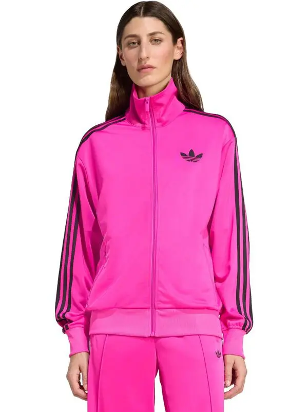 Adidas Adicolor Classic Firebird Loose Track Top - Semi Lucid Fuchsia / Black