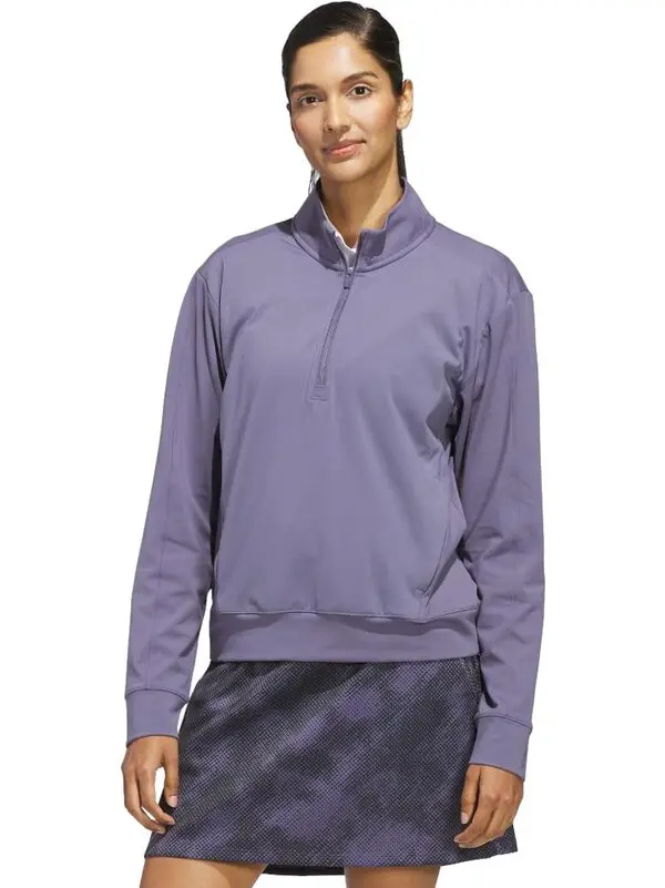 Adidas Ultimate365 Half-zip Layering Top - Preloved Violet