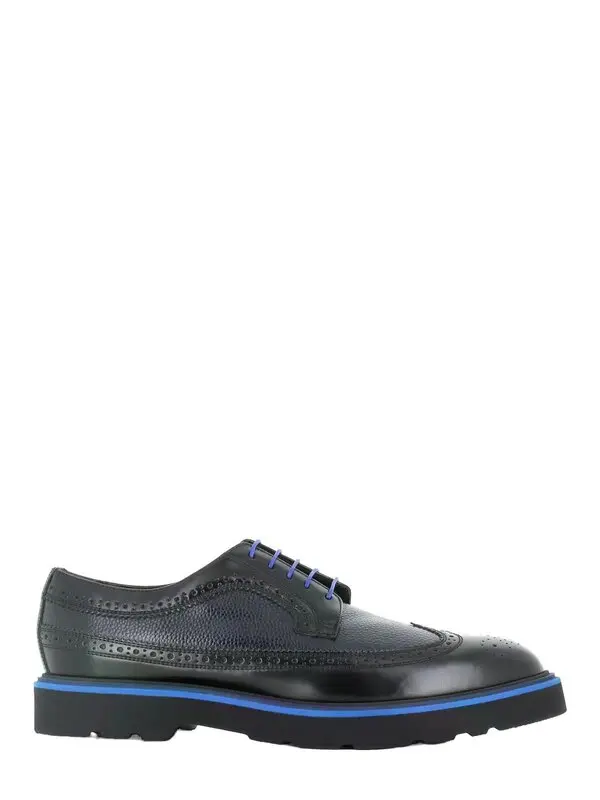Paul Smith Leather Wingtip Brogues - Black