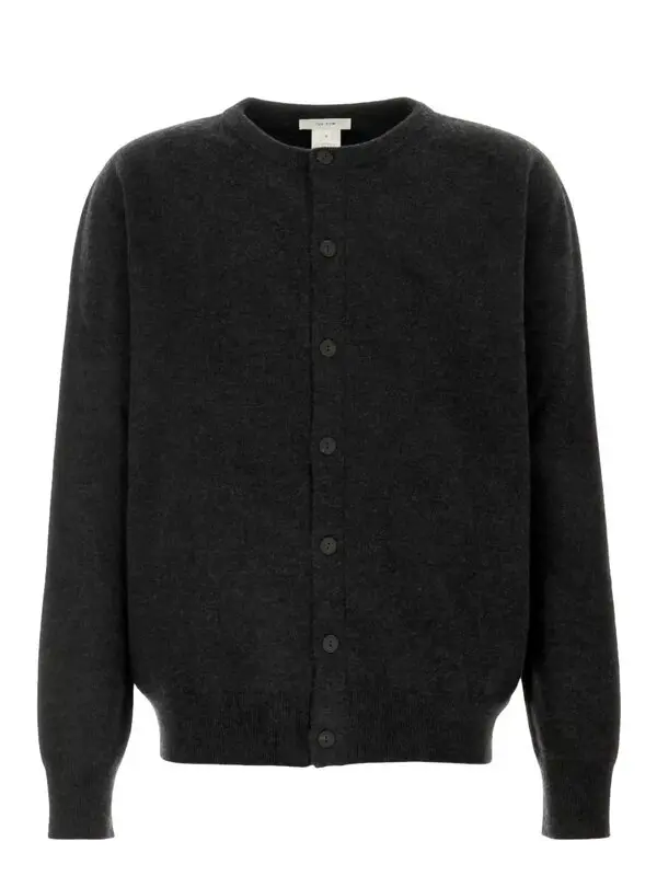 THE ROW Cashmere Blend Cardigan - Grey