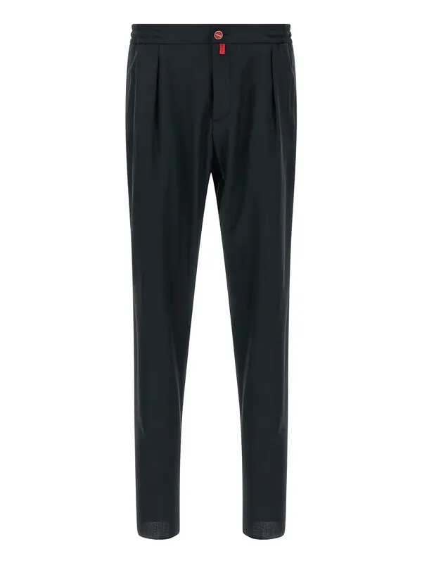 Kiton Light Wool Pull-on Pants - Gray