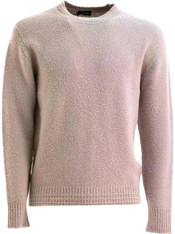 DRUMOHR Textured Crew-neck Sweater - Neutrals