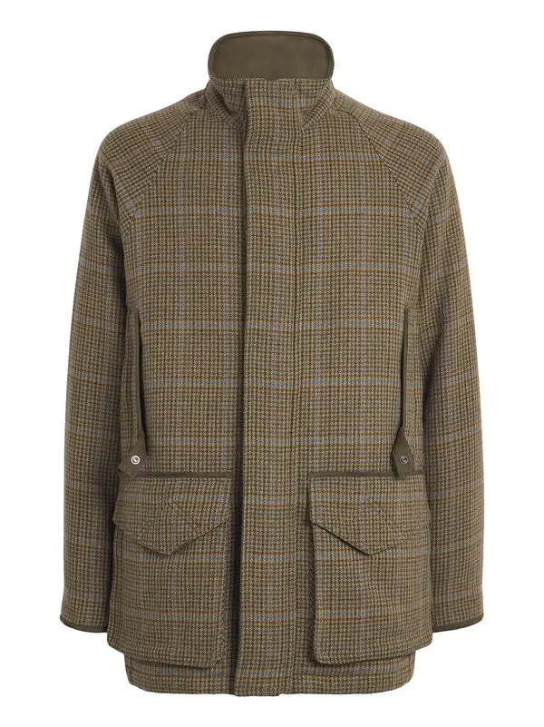 Purdey Tweed Raglan Tom Field Jacket - Brown