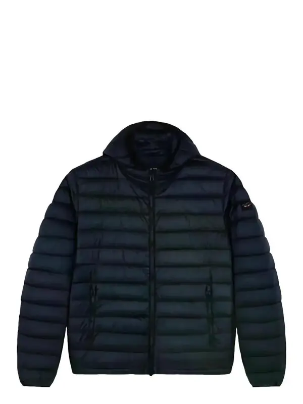 Paul & Shark Quilted Hooded Jacket - Blue