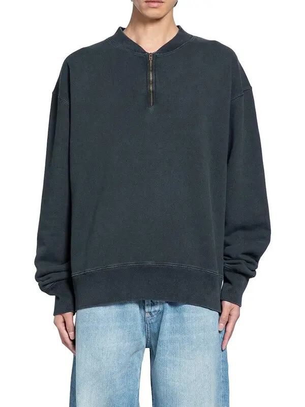 MAISON MARGIELA Cotton Sweatshirt - Blue