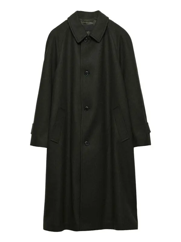 Prada Wool Overcoat - Loden Green