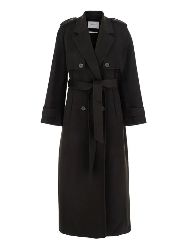 IVY OAK Colette Ann Wool Coat - Brown