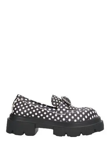 TOSCA BLU Leather Loafers - Black